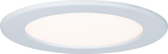Paulmann 92062 LED Einbaupanel rund incl. 1x12 Watt IP44 Panel Weiß Deckenleuchte Kunststoff Wohnzimmerlampe 2700 K