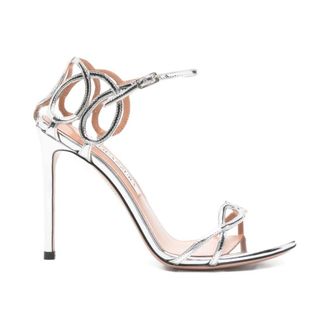 Aquazzura Hula Sandal 105 - - Shoes - Damen - Grau - 36 EU
