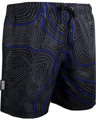 Guggen Mountain Maillot de Bain pour Homme de materiau High-Tech Slip Shorts Colour Noir M