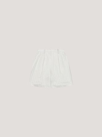 Circolo 1901 Pinstriped Bermuda shorts Naturale 8310-B / 40