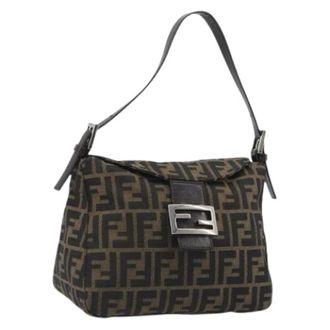 Fendi Pre-owned Toile sacs-fendi - Femme - Pre-owned - Brun - Taille: ONE Size