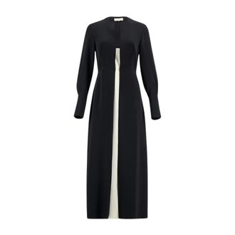 Zeus + Dione Monochrome Panel Midi Kleid - - Dresses - Damen - Schwarzk - XS
