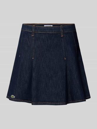 Lacoste Ausgestellter Jeansrock aus reiner Baumwolle