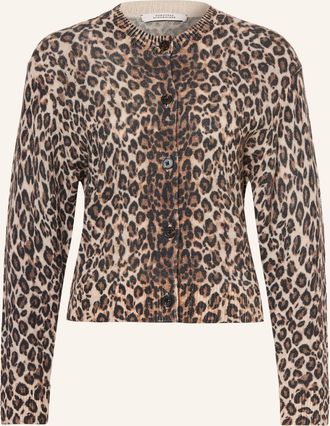 Dorothee Schumacher Dorothee Schumacher Strickjacke Leopard Statements Mit Cashmere beige