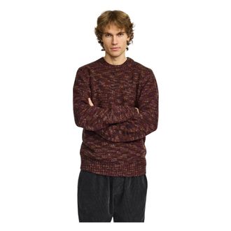 Revolution Strickpullover 6528 - - Knitwear - Herren - Rot - L