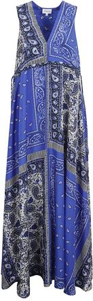 P.A.R.O.S.H. P.a.r.o.s.h., Femme, Robes, Multicolore, Taille: 40 FR Crepe de Chine Maxi Dress