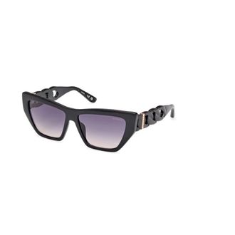 Guess Femme, Accessoires, Noir, Taille: 56 MM Gu00111 Lunettes de soleil oeil-de-chat