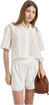 Anine Bing Femme, Blouses et Chemises, Blanc, Taille: 40 FR Lincoln Shirt