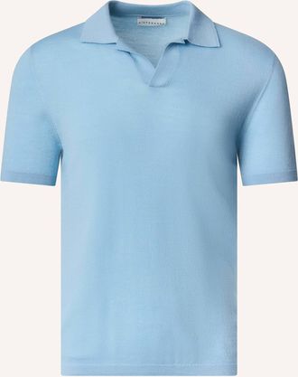 Kiefermann Kiefermann Strick-Poloshirt Luras Aus Merino blau
