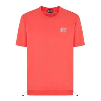 Emporio Armani Emporio Armani Ea7, Homme, Tops, Rouge, Taille: S T-shirt rouge à manches courtes 3Rpt18Pj02Z1480