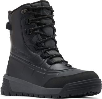 Columbia Bugaboot Celsius wasserdichte Schneestiefel für Herren, Schwarz (Black x Shark), 40.5 EU