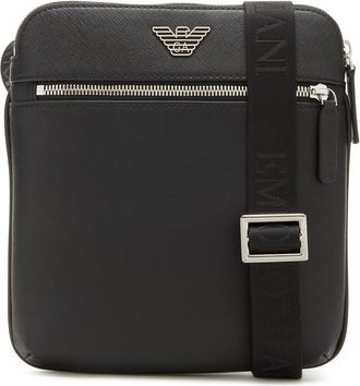 Emporio Armani SMALL Flat Messenger Schwarz