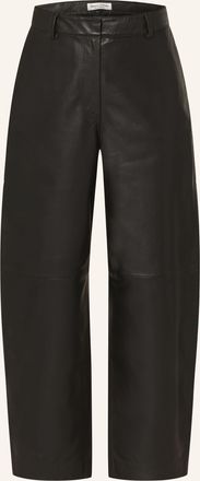 Marc O'Polo Marc Opolo Lederhose schwarz