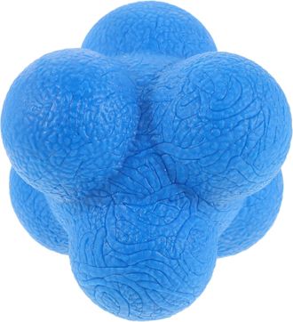 IFUNDOM Reaktionsball Sechseckig 7,6cm Blau Agility Trainingsball f&uuml;r Hand Augen Koordination Sto&szlig;d&auml;mpfendes Material Vielseitig f&uuml;r Baseball Basketball und F