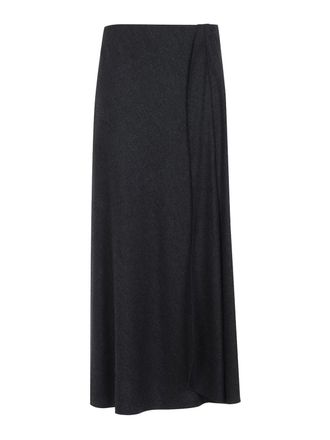Giorgio Armani Jupe Midi - Gris Fonc&eacute;