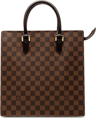 Louis Vuitton Shopper - Damier Ebene Venice Sac Plat - Gr. unisize - in Braun - für Damen