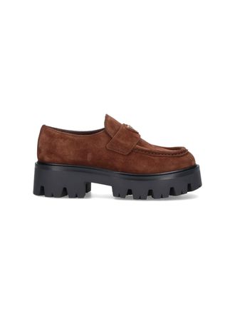 Prada Loafers Aus Wildleder