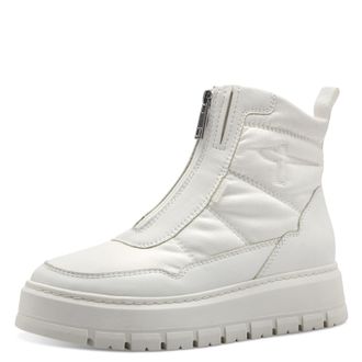 Tamaris Damen Stiefel Leder wei&szlig; 39