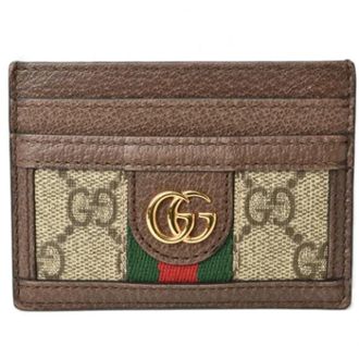 Gucci Pre-owned Stoff portemonnaies - - Pre-owned - Damen - Braun - ONE SIZE