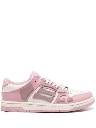 Amiri Trainers Pink Amiri Skel Top Low