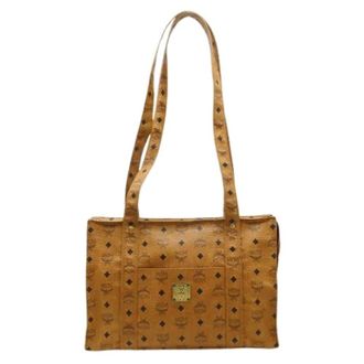 MCM Sac bandouli&egrave;re Visetos Pre-owned - Femme - Pre-owned - Brun - Taille: ONE Size