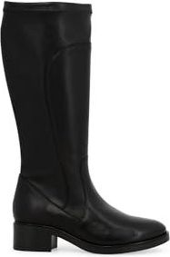 Melluso Bottes femme en cuir noir k91854z, Noir, 37 EU