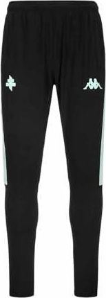 Kappa ABUNSZIP Pro 8 FC Metz Pants, Black/Green Water, XL Mixte