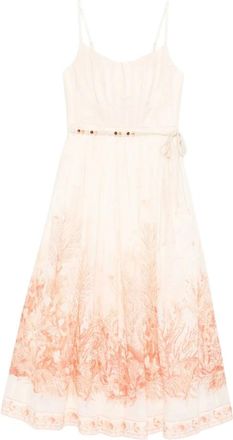 Zimmermann Femme, Robes, Beige, Taille: 38 FR Midi Robes