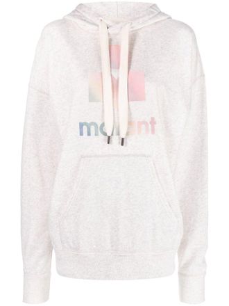 Isabel Marant Mansel Hoodie mit Logo-Print - Nude