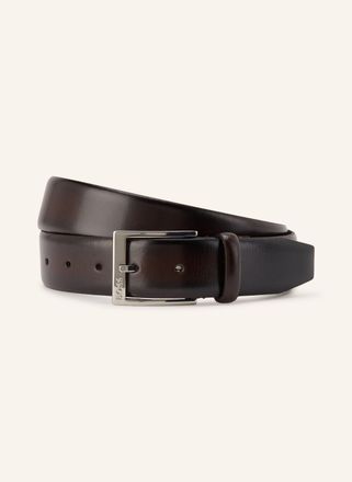 HUGO BOSS Lederg&uuml;rtel Elloy braun