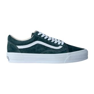 Vans Homme, Chaussures, Vert, Taille: 44 EU Baskets en Daim avec Impression Logo