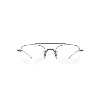 Thom Browne Lunettes de vue Pilote Semi-cercl&eacute;es - unisex - Accessoires - Gris - Taille: 53 MM