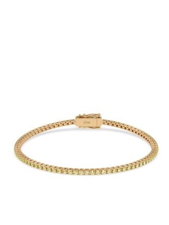 VEYNOU bracelet rivi&egrave;re en or jaune 18 ct recycl&eacute; orn&eacute; de diamants