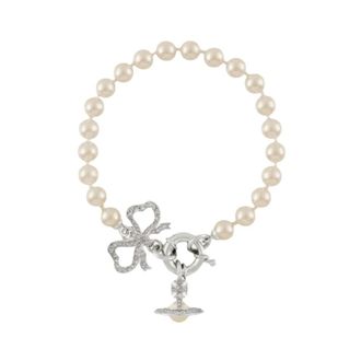 Vivienne Westwood Rigoberta Pearl Bracelet - - Accessories - Damen - Beige - ONE SIZE