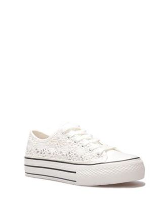 La Modeuse Tennis en Crochet &agrave; Plateforme