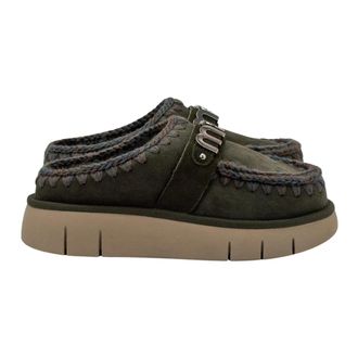 Mou Bounce Clog Metal Logo - - Shoes - Damen - Gr&uuml;n - 36 EU