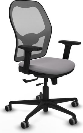 Piqueras y Crespo Jorquera Schreibtischstuhl mit 2D-Armlehnen, h&ouml;henverstellbare Lendenwirbelst&uuml;tze, ausgestattet mit Syncro/Traslack und eingespritztem Schaum. Mit Rol