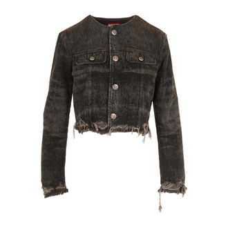 Diesel Schwarzer Wintermantel - - Jackets - Damen - Schwarzk - L