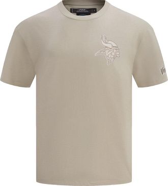 Pro Standard Mens NFL Minnesota Vikings Neutral Kurzarm T-Shirt Taupe XL