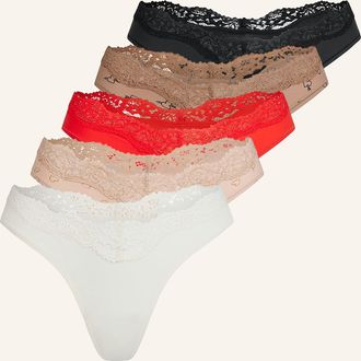 SKIMS Skims 5er-Pack String Fits Everybody Lace weiss