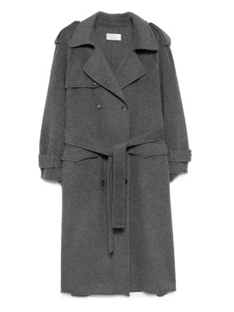 Giuseppe Di Morabito trench à taille ceinturée - Gris