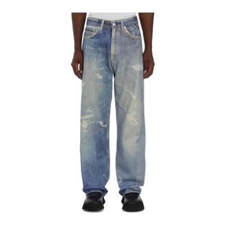 Our Legacy Digital Print Jeans Third Cut - - Jeans - Herren - Blau - W32