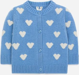 Arket Strickjacke Aus Baumwolle -Blau