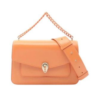 Bulgari Sac bandouli&egrave;re vintage Pre-owned - Femme - Pre-owned - Orange - Taille: ONE Size