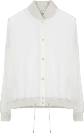 PANICALE Panicale, Femme, Vestes, Blanc, Taille: 42 FR Chemise &agrave; boutons