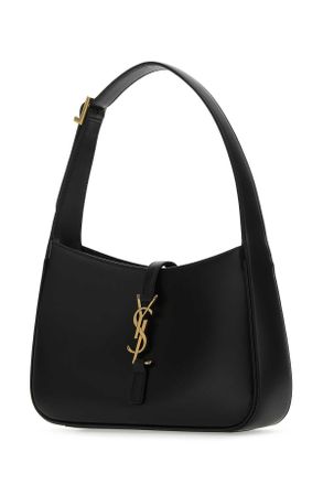 Saint Laurent Womens Black Leather Le 5 &Atilde; 7 Shoulder Bag 1000 Calf Skin Borse A Mano