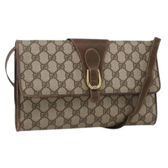 Gucci Sac bandouli&egrave;re vintage doccasion - Femme - Pre-owned - Beige - Taille: ONE Size