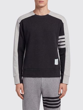 Thom Browne Gestreiftes 4-Bar Baumwoll-Sweatshirt