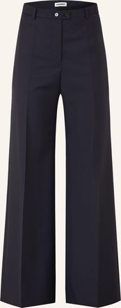 Jil Sander Marlenehose blau