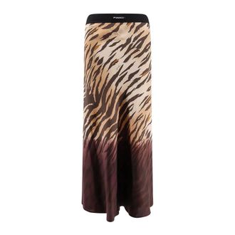 Pinko Pinko, Femme, Jupes, Multicolore, Taille: 36 FR Hollie Viscose Skirt